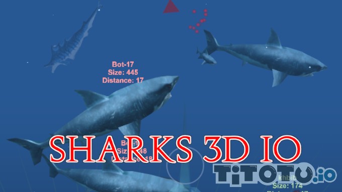 Sharks 3D io | Акулы 3D ио — Играть бесплатно на Titotu.ru